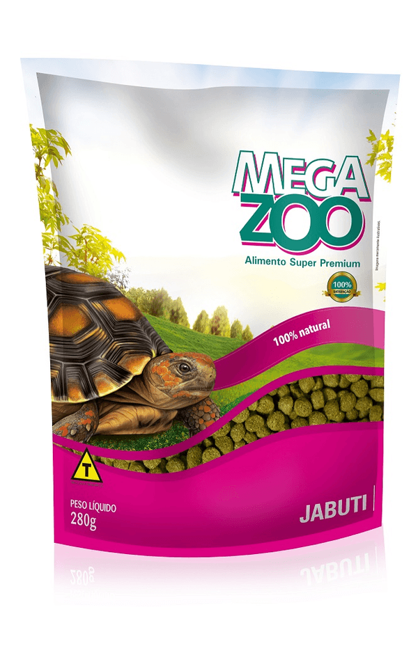 Ração Extrusada Jabutis - 280 G - American Pet Ração Extrusada Jabutis - 280 G - American Pet