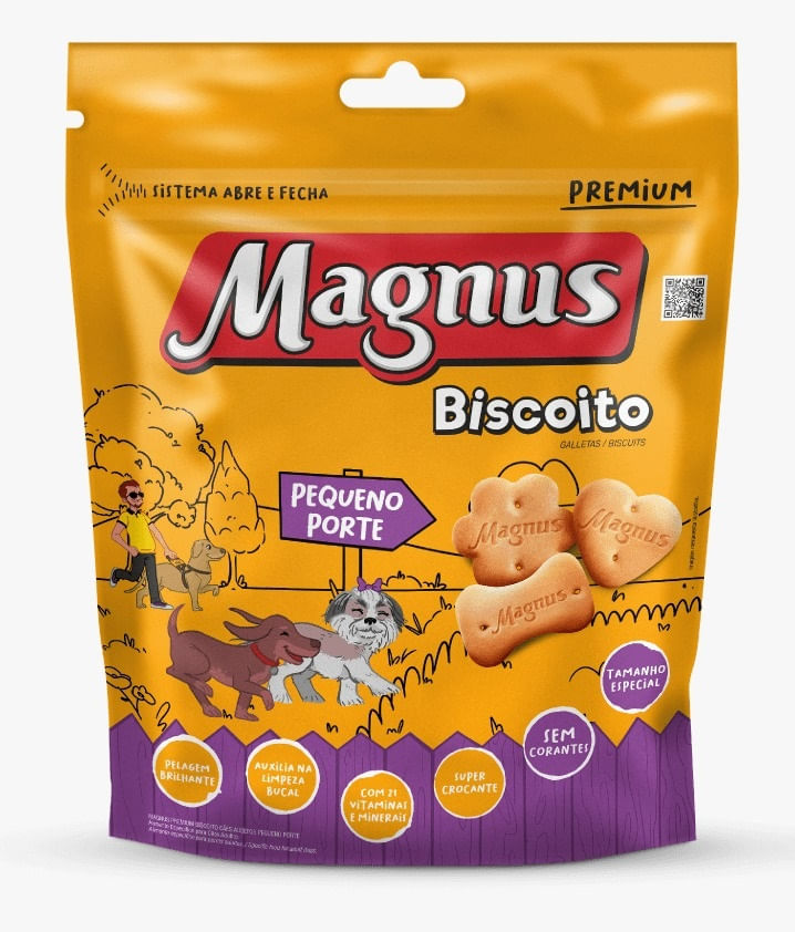 Biscoito Magnus Para Cães Adultos Pequeno Porte - 400G - American Pet
