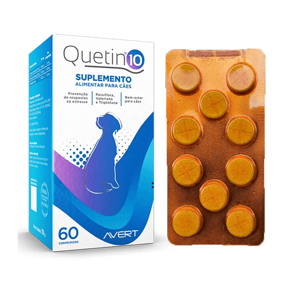 Quetin 10 Com X - 60 Comprimidos - American Pet
