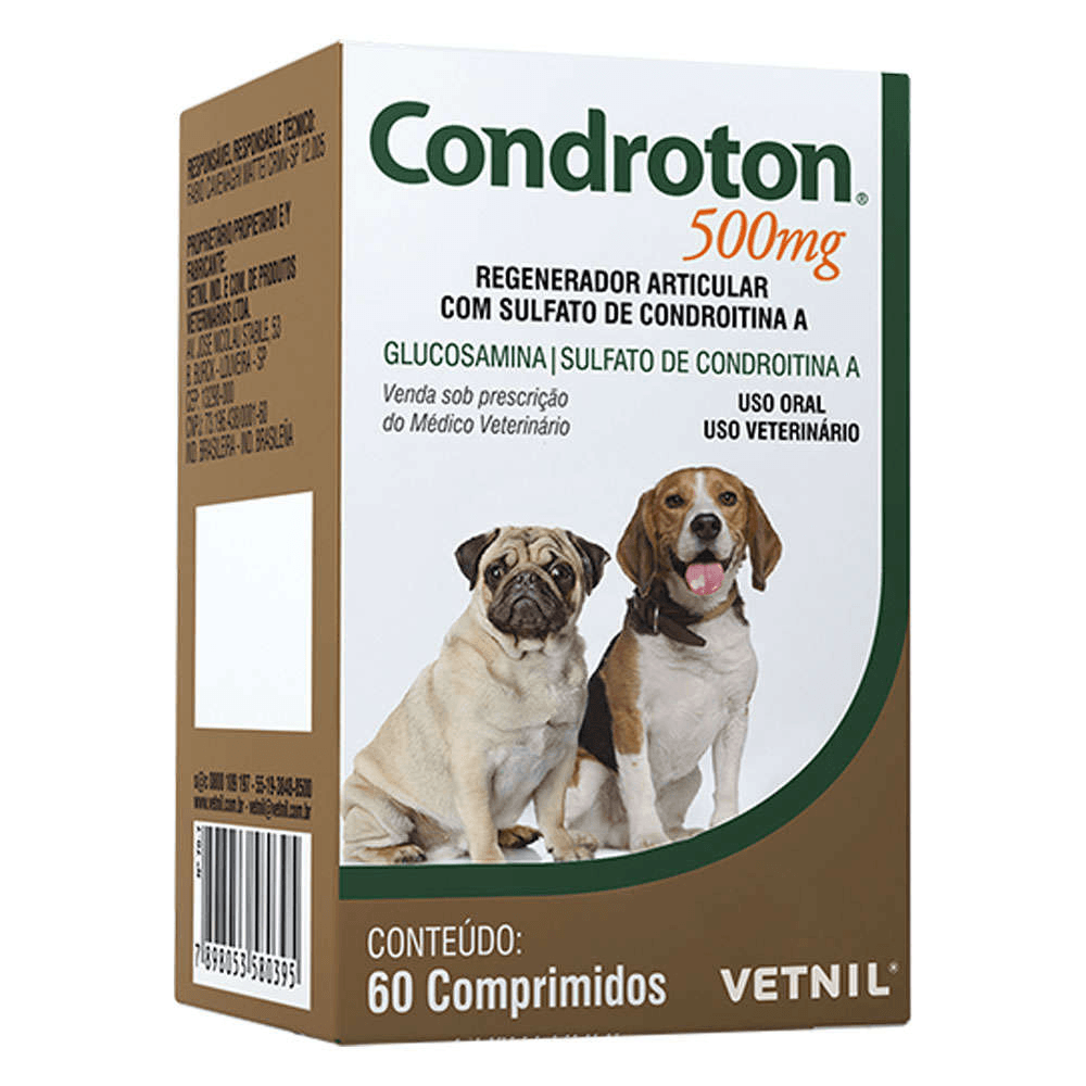 Regenerador Articular Vetnil Condroton - 500Mg - American Pet